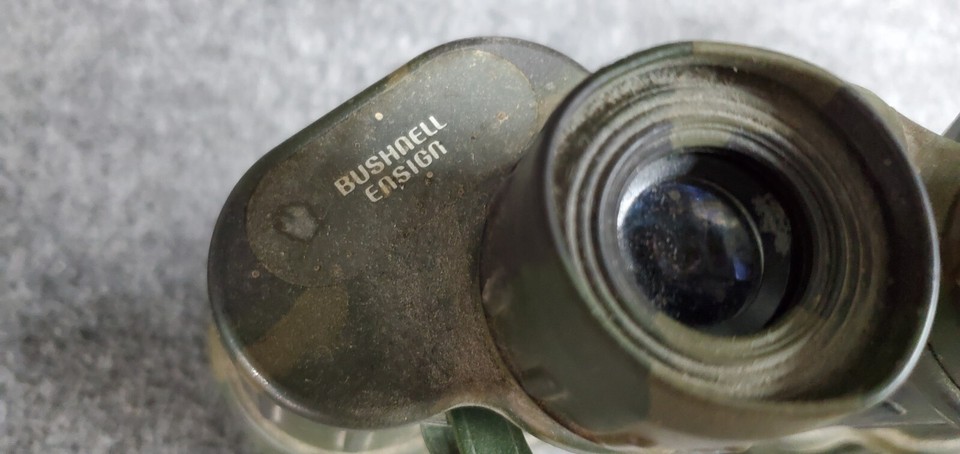 Bushnell Binoculars ensign 10x50 wide angle 367 flat 1000 yards coated ...