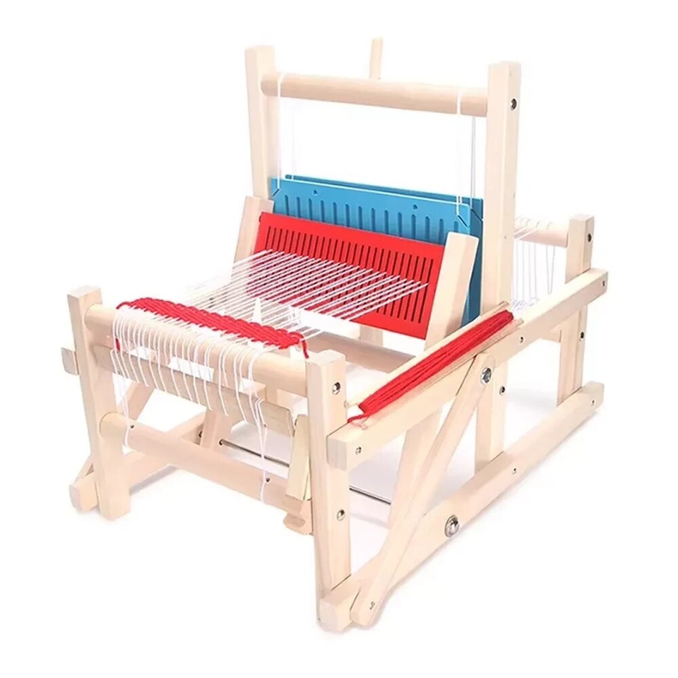 Loomsy Wooden Multi-Craft Hand-Knitting Loom Weaving Machine 27 x 38.5 ...