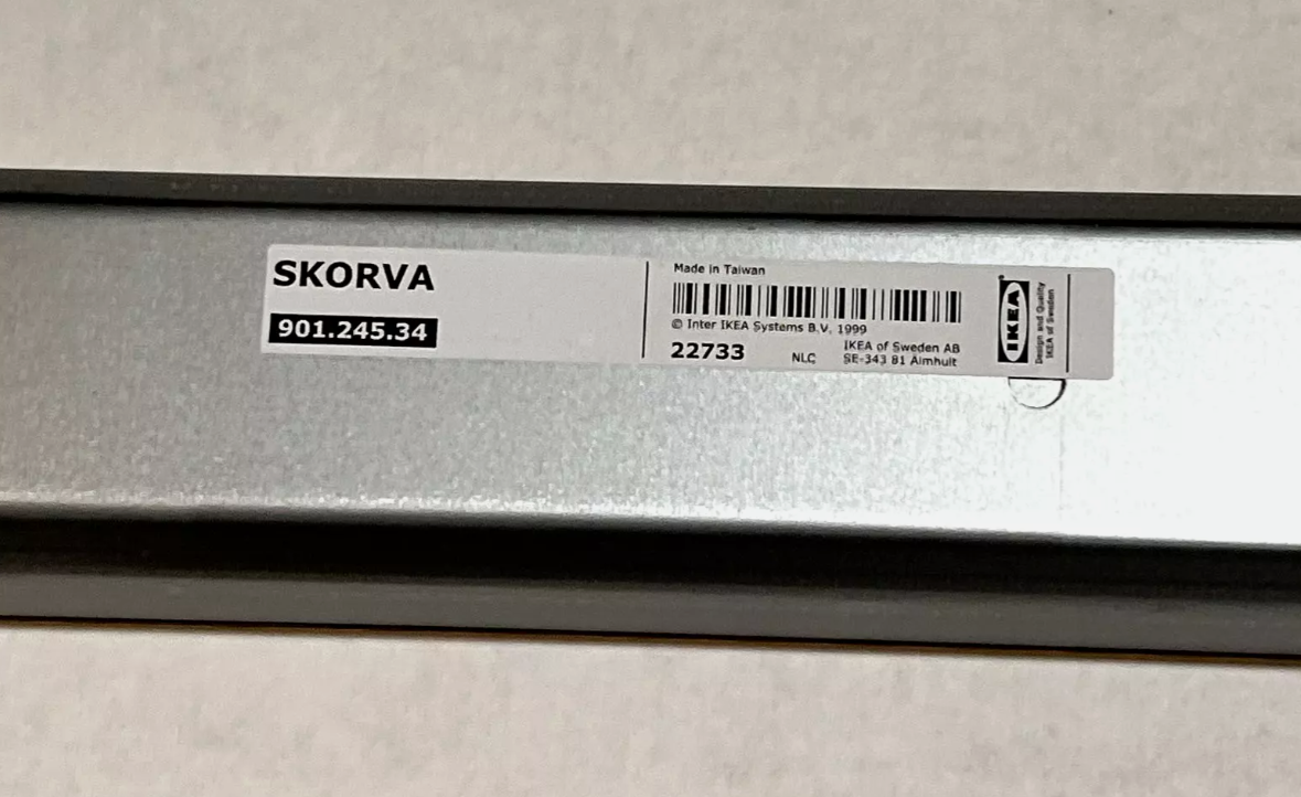 NEW IKEA SKORVA Midbeam support beam galvanized Steel Adjustable 901. ...