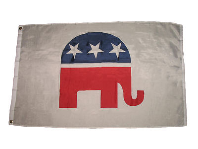 Republican Party Super Poly 3'x5' 3x5 Premium Quality Flag House Banner ...