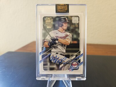 MAX KEPLER 2022 Topps Archives Signature 30/80 Blue Ink Auto #11 ...