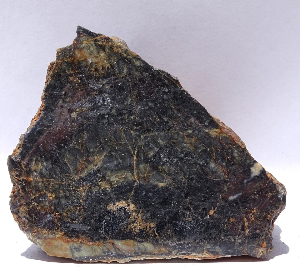 Polished STIBNITE w/ GUDMUNDITE?--Snook and Ellen mine, Washington ...