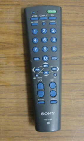 Sony Model RM-V8A VCR Cable TV Remote Control | eBay