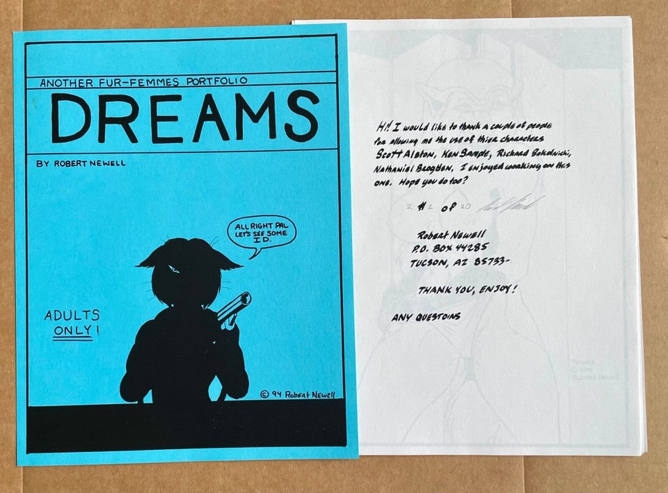 Dreams Fur-Femmes Portfolio Signed #ed 2/20 Robert Newell Furry ...
