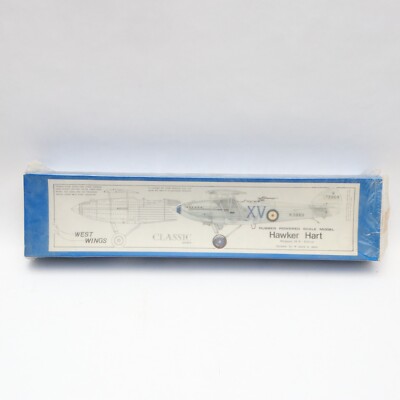 WEST WINGS WW09 HAWKER HART 1/18 Balsa Rubber Powered Model Kit - NO | eBay