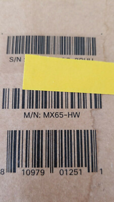 CISCO Meraki MX65-HW Interface Port Network (Unclaimed) (We buy and ...