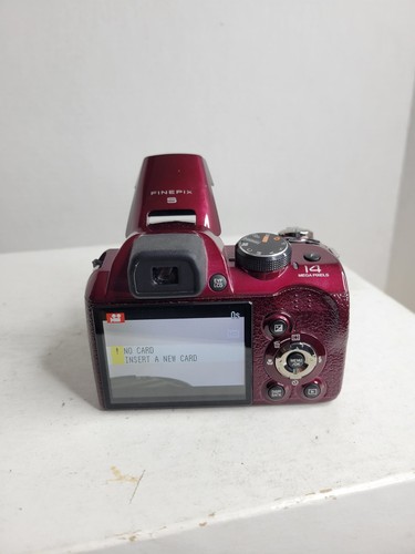 Fujifilm FinePix S Series S3380 14MP Digital Camera Maroon Tested Works ...