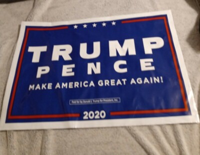 Donald Trump/Pence Official Campaign All Weather Yard Sign MAGA | eBay