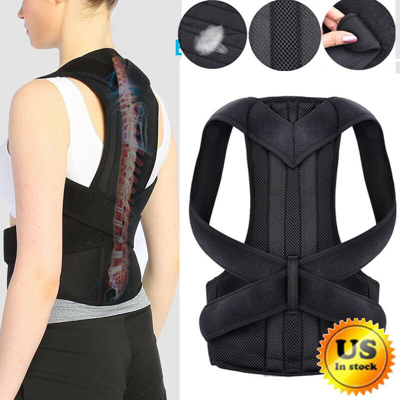 Posture Corrector For Men By Professional Lumbar Back Support Brace ...