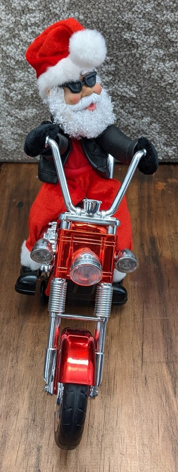 Dan Dee Biker Santa Motorcycle Chopper - Born to Be Wild Holiday ...