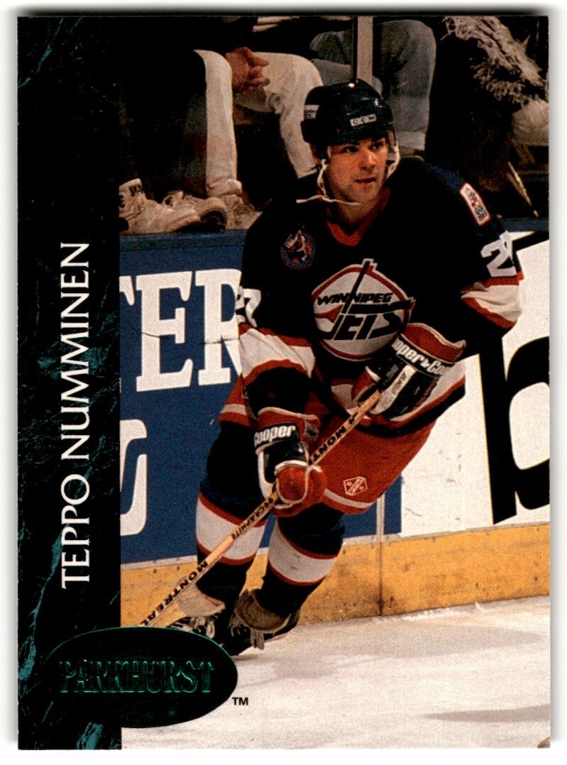 1992-93 Parkhurst Emerald Ice Teppo Numminen #438 Winnipeg Jets | eBay