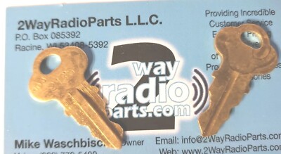 2X Genuine Motorola Base cabinet Locking bracket Radio Key #2135 ...