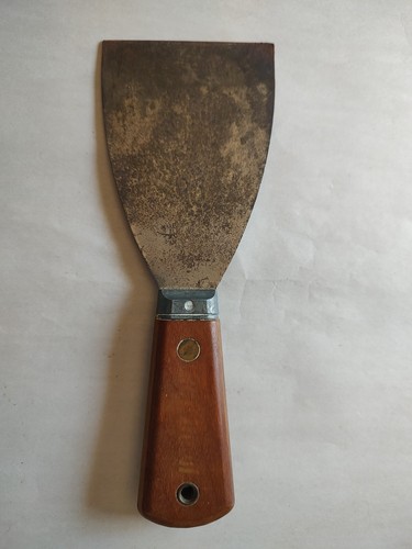 Red Devil 3" Stiff Putty Knife Scraper - Wood Handle - Older | eBay