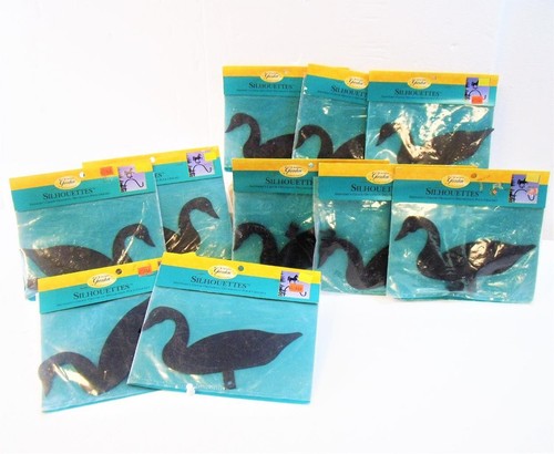 Panacea Garden Silhouette Shepherd's Crook Ornament Mallard Goose Duck ...