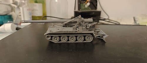 3D printing 1/72 US M110A2 Self-Propelled Howitzer tank unpainted model ...