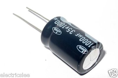 2pcs - SUN 1000uF (1000µF) 35V CE-W Radial Electrolytic Capacitor | eBay