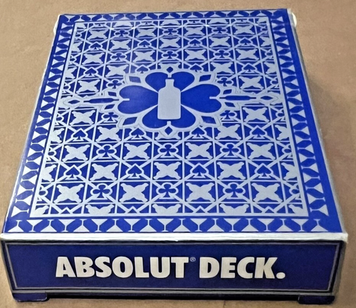 🍸 RARE VTG 2005 Absolut Vodka Playing Cards w/ 10 Cocktail Recipes ...