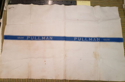 Pullman Railroad Passenger Linen Cloth Hand Towel 1926 | eBay