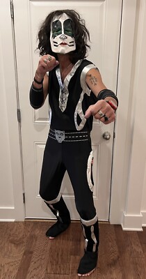 KISS Eric Singer Peter Catman Adult Costume Large Rubies NO WIG!! NO ...