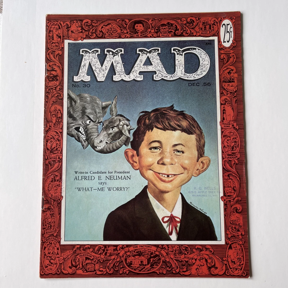 Alfred E Newman Mad Magazine