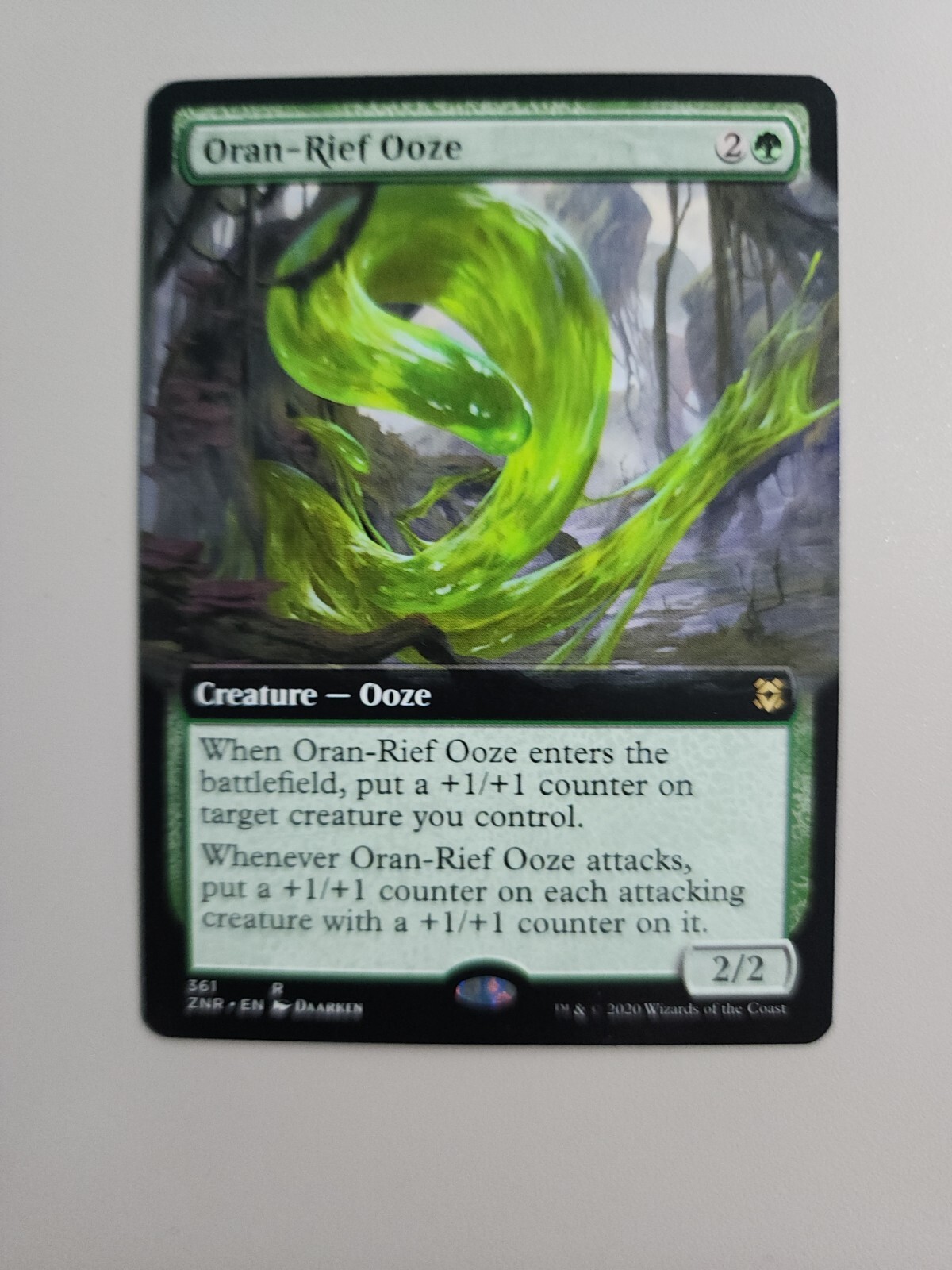 MTG Oran-Rief Ooze Zendikar Rising 361 Borderless Rare | eBay