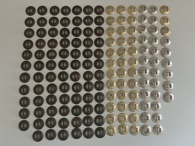 Conchos Silver Gold Bronze 1” Metal Western Slotted Leather Crafts 152 ...