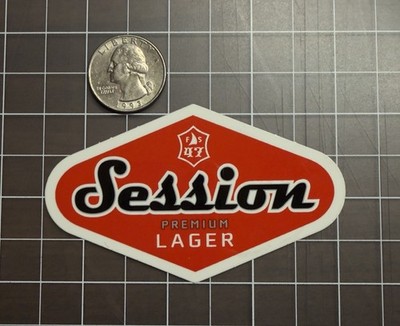 Session Premium Lager Sticker | eBay
