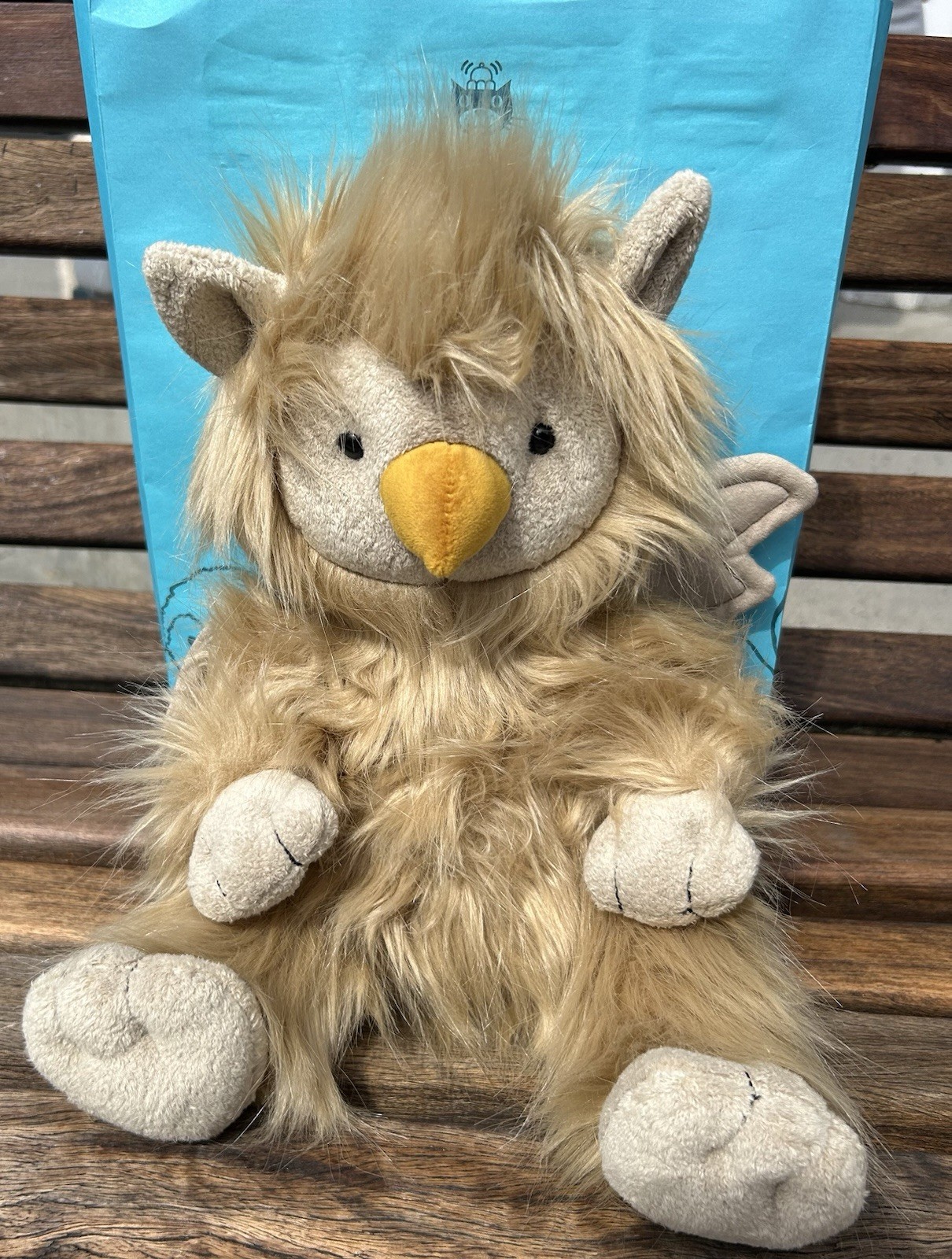 Jellycat Gus Gryphon - NWT New w Tags - Fluffy Mythical RARE - Retired ...