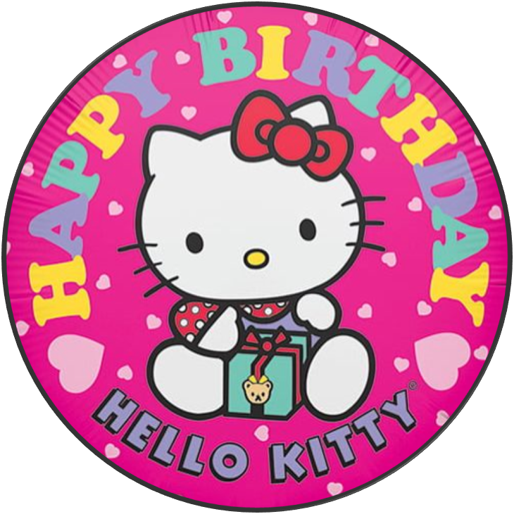 Logotipo De Hello Kitty En Color Rosa