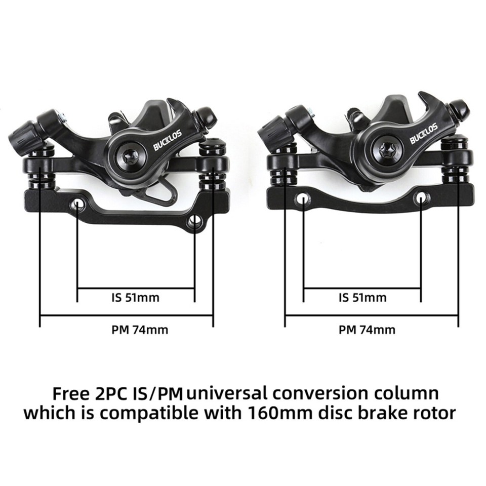 ZOOM BMX Mechanical Disc Brake Calipers Double Piston Mountin Bike IS ...