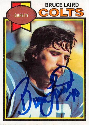 Bruce Laird autographed football card (Baltimore Colts) 1979 Topps #69 ...