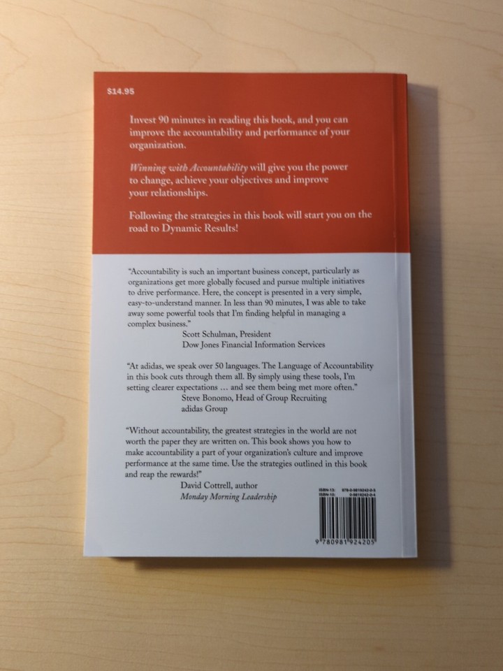 Winning with Accountability : The Secret Language of High Performing ...