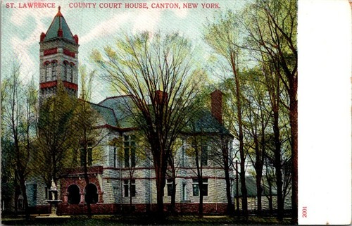 Postcard St Lawrence County Court House Canton N Y | eBay