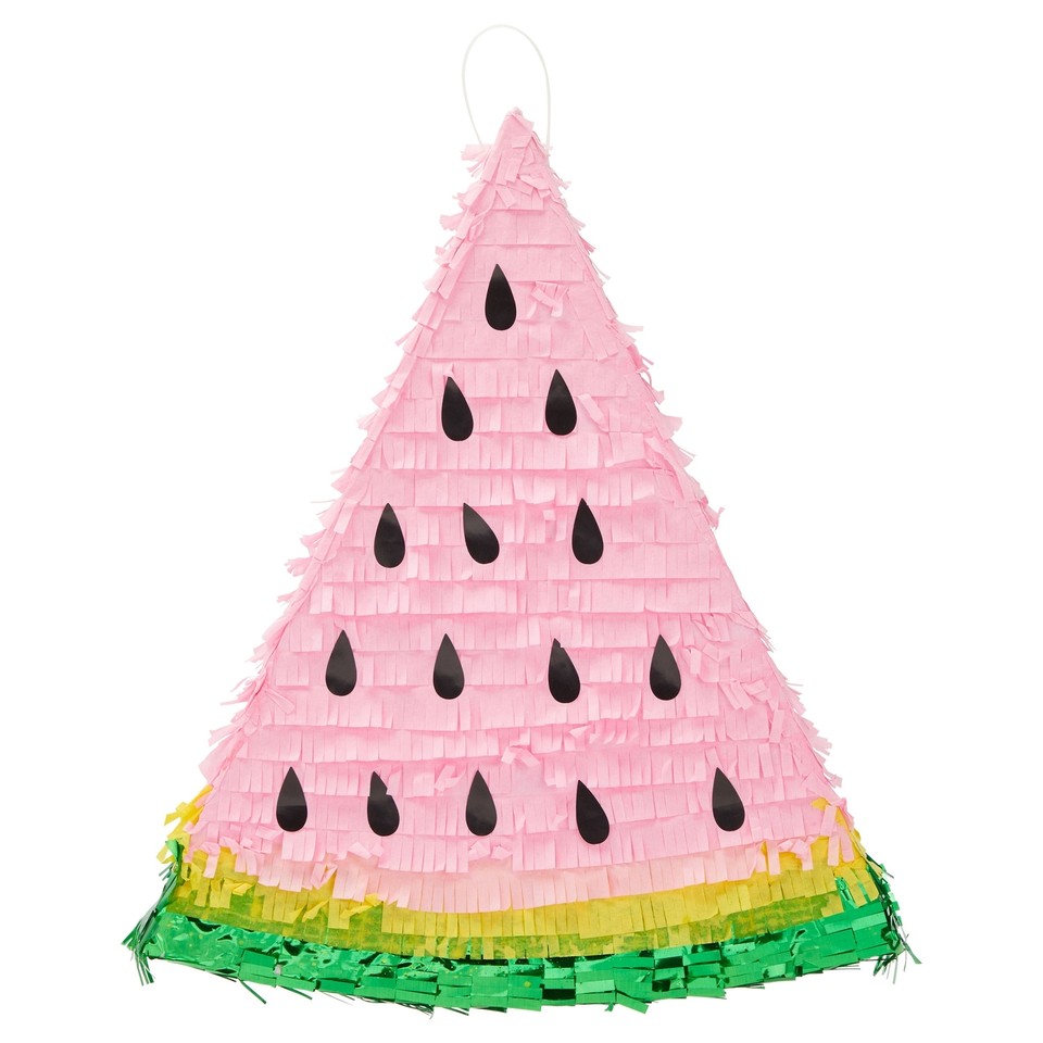Watermelon Pinata for Kids Birthday, One in a Melon Party Decorations ...