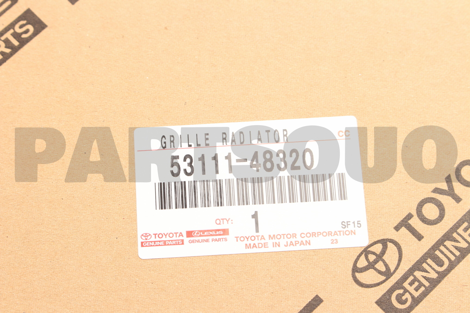 5311148320 Genuine Toyota GRILLE RADIATOR 53111-48320 | eBay