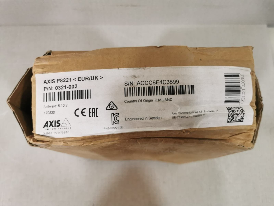 AXIS P8221 0321-001-01 NETWORK I/O MODULE- NEW WITH FILTHY BOX | eBay
