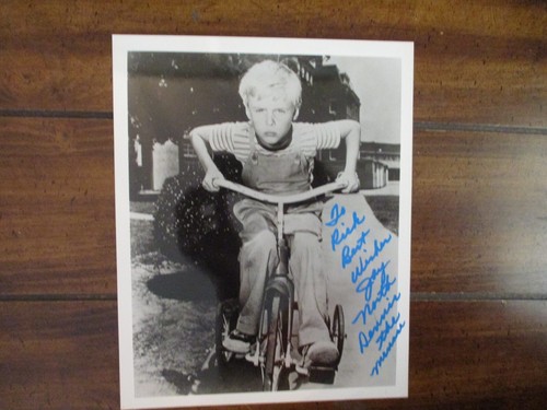 JAY NORTH (Died 4/6/2025)"Dennis The Menace")Signed 8 x 10 Black ...