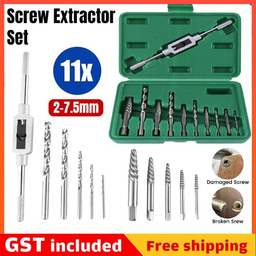 Screw Set Drill Bits Extractor Easy Ezy Out Broken Damaged Bolt Bit ...