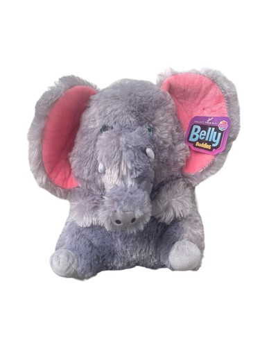 NANCO Belly Buddies Elephant Plush Stuffed Animal Toy Sparkle Eyes ...