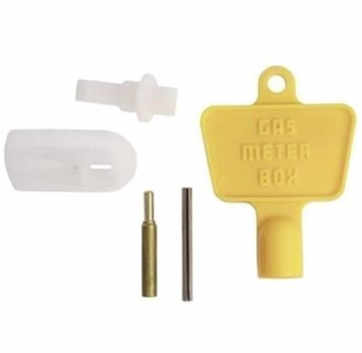 Gas / Electric Meter Box Door Repair Kit: KEY, LOCK/LATCH, HINGES ...