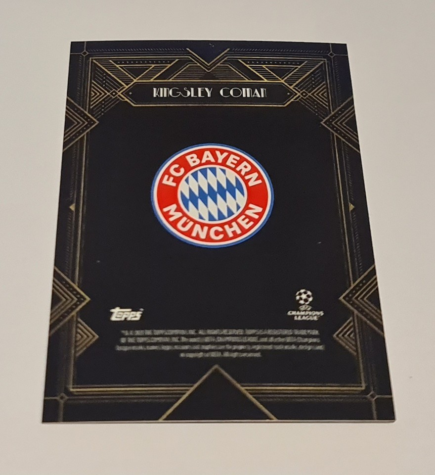 Topps 2021 Deco UCL Soccer Base Kingsley Coman | eBay