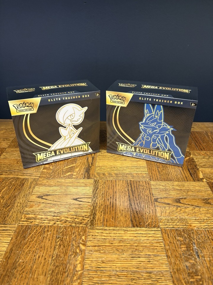 Pokemon Mega Evolution Elite Trainer Boxes Lucario And Gardevoir ETBs ...