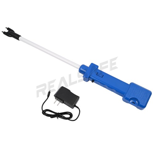 45CM Cattle Prodder Stock Prod 12KV Electric Shock Flexi Rechargeable ...