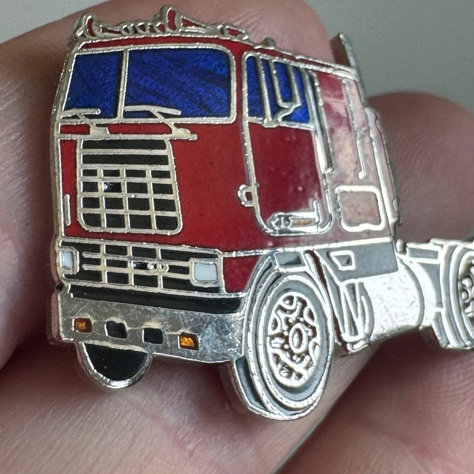 Large F-Series Mack Cabover Semi Truck Tractor Logo Enamel Lapel Pin ...