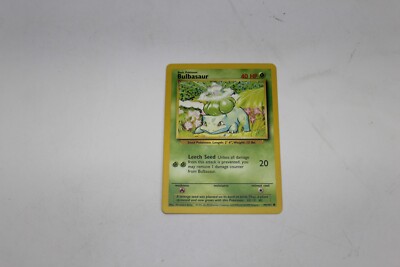 Bulbasaur #44/102 Base Set Pokémon TCG Pokemon Card | eBay
