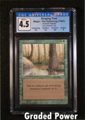MTG Arabian Nights Singing Tree CGC 4.5 Magic the Gathering | eBay