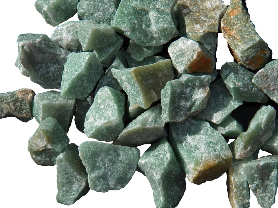 2 lb Green Quartz Rough Tumbling Rock from Brazil | eBay