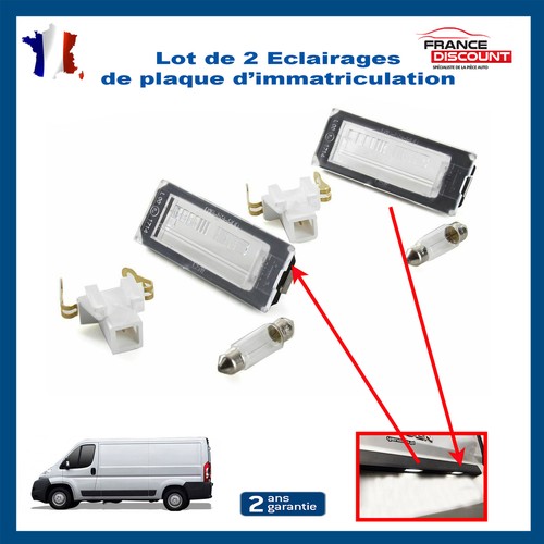 2 License Plate Lighting Bulb C5W for Boxer Jumper III - 6350AX ...