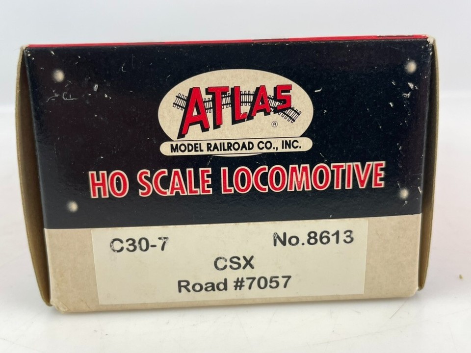 Atlas HO Scale 8613 C30-7 CSX Road #7057 Diesel Locomotive | eBay