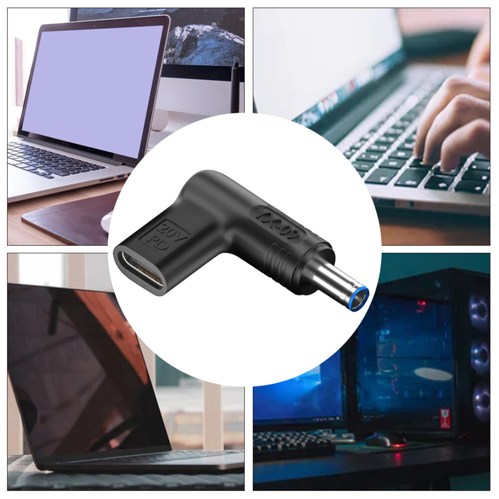 Home Office Laptop Charging Adapter Jack Plug Durable Female Type C To ...